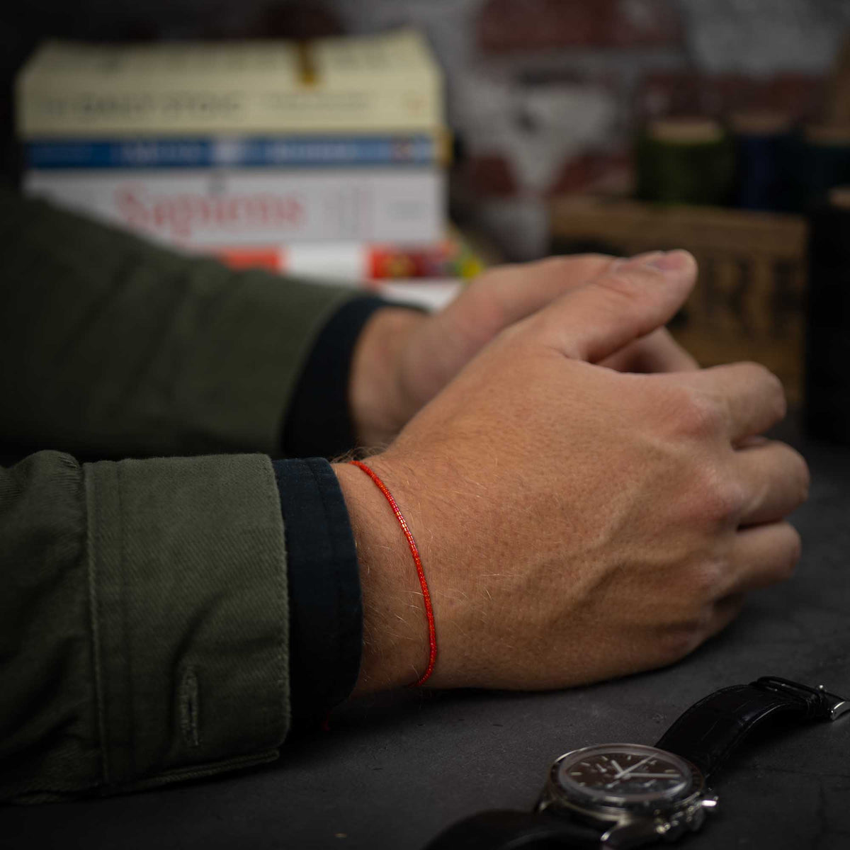 Lucky Red Bracelet beaded
